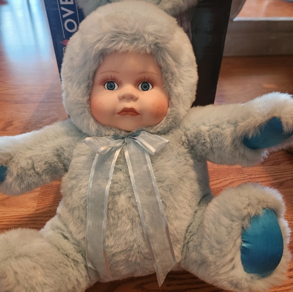 Cracker Barrel | Holiday | Cracker Barrel Blue Bunny Doll Retired Rare ...